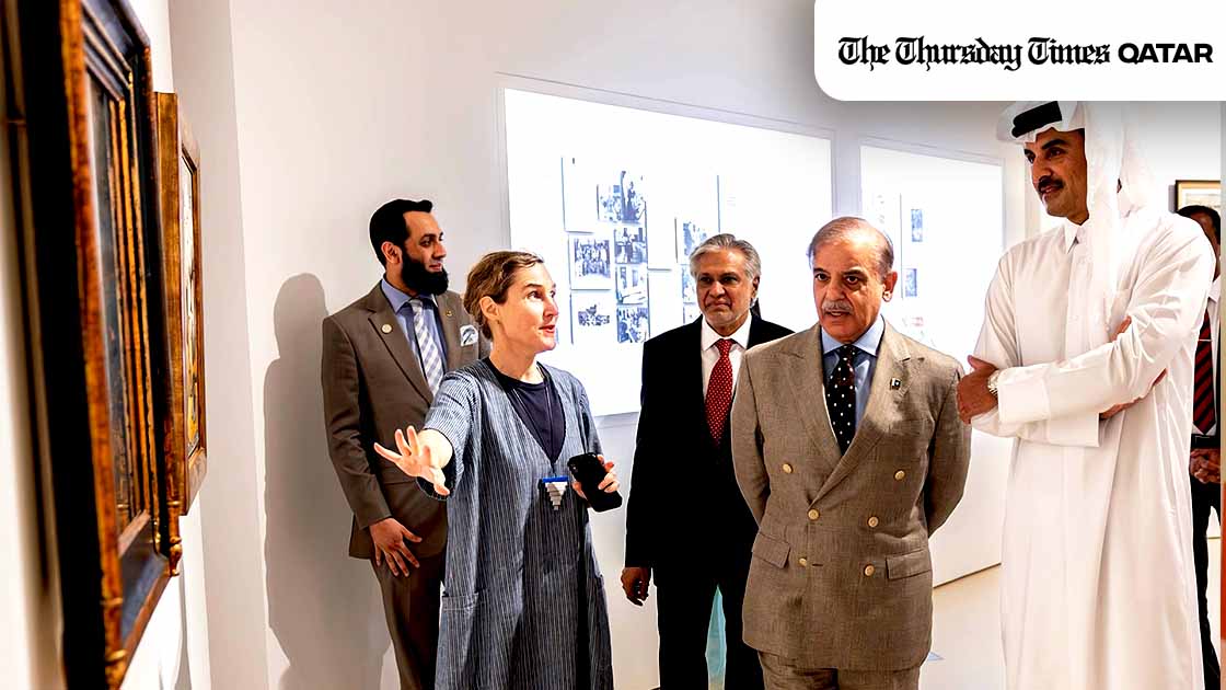 Shehbaz Sharif, Sheikha Al Mayassa inaugarate MANZAR exhibition in ...
