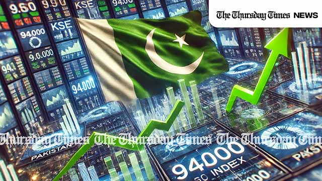 KSE 100 hits 94,000 points, setting Pakistan’s stock market new record ...